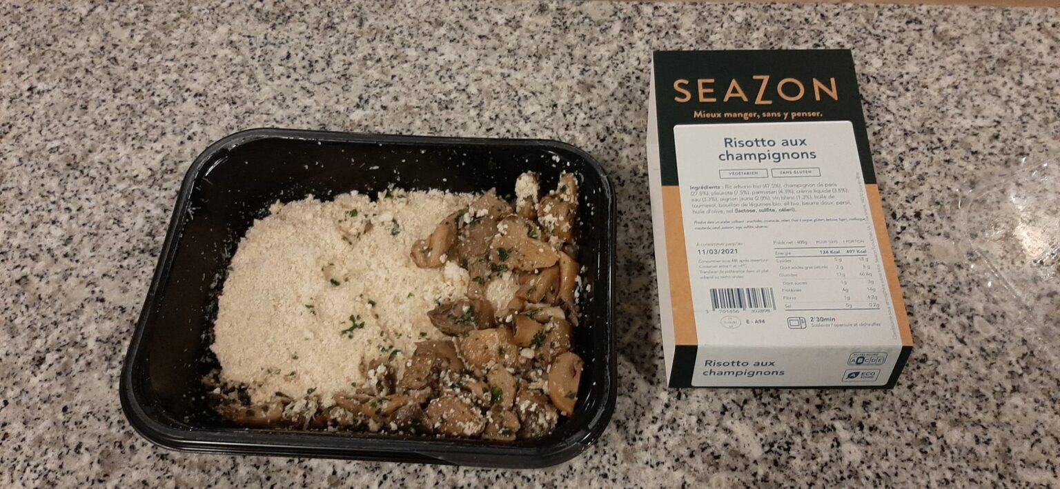 Avis et Test des Plats Préparés Seazon Durant Deux Semaines